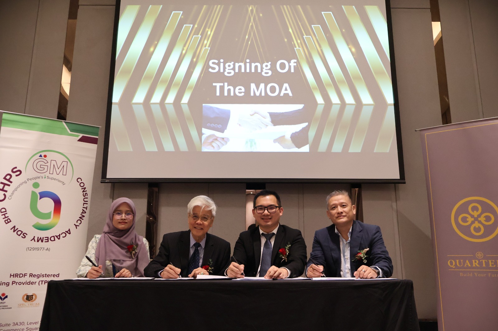Quarters Academy, Spectrum International University College bekerjasama ...